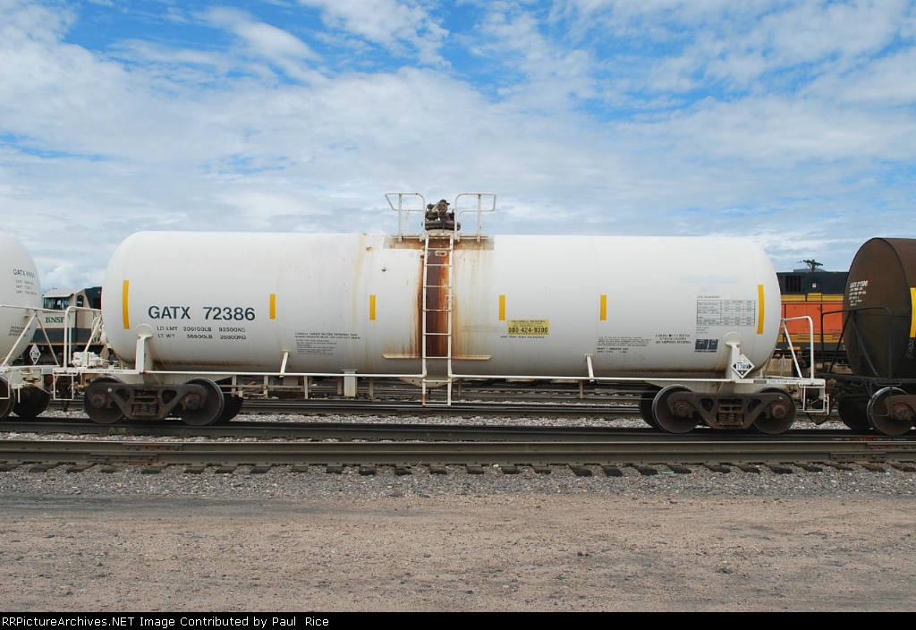 GATX 72386 Placard 1789